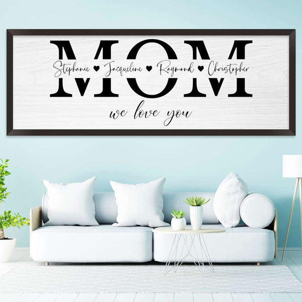 Personalized Mother's Day Wood Sign - Custom Gift – ENFODREAM