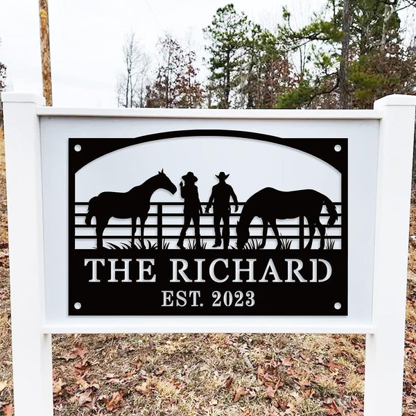 Custom Metal Farm Signs for Personalized Farmhouse Decor – ENFODREAM