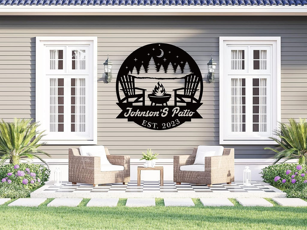 Personalized Welcome to Our Backyard Sign Personalized Patio Sign ...
