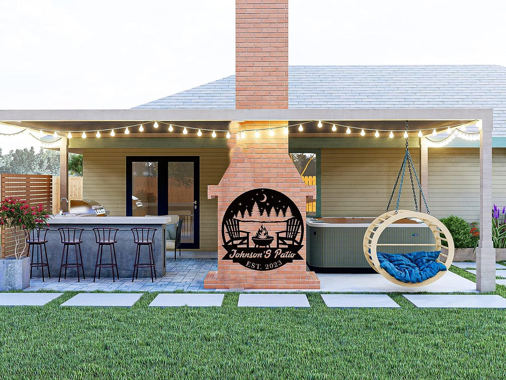 Personalized Welcome to Our Backyard Sign Personalized Patio Sign ...